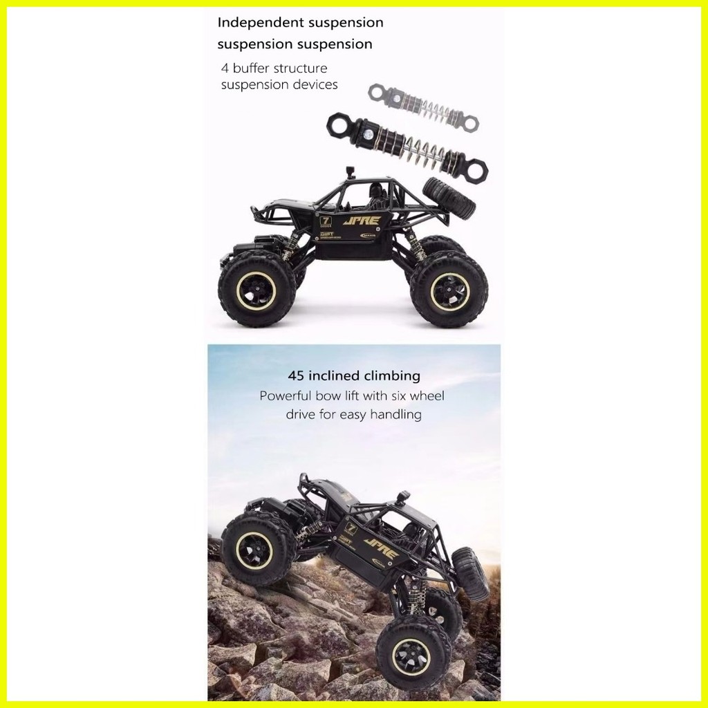 (COD)1:16 RC Car 20KM/H 4WD Remote Control Vehicle 2.4Ghz Monster Truck ...