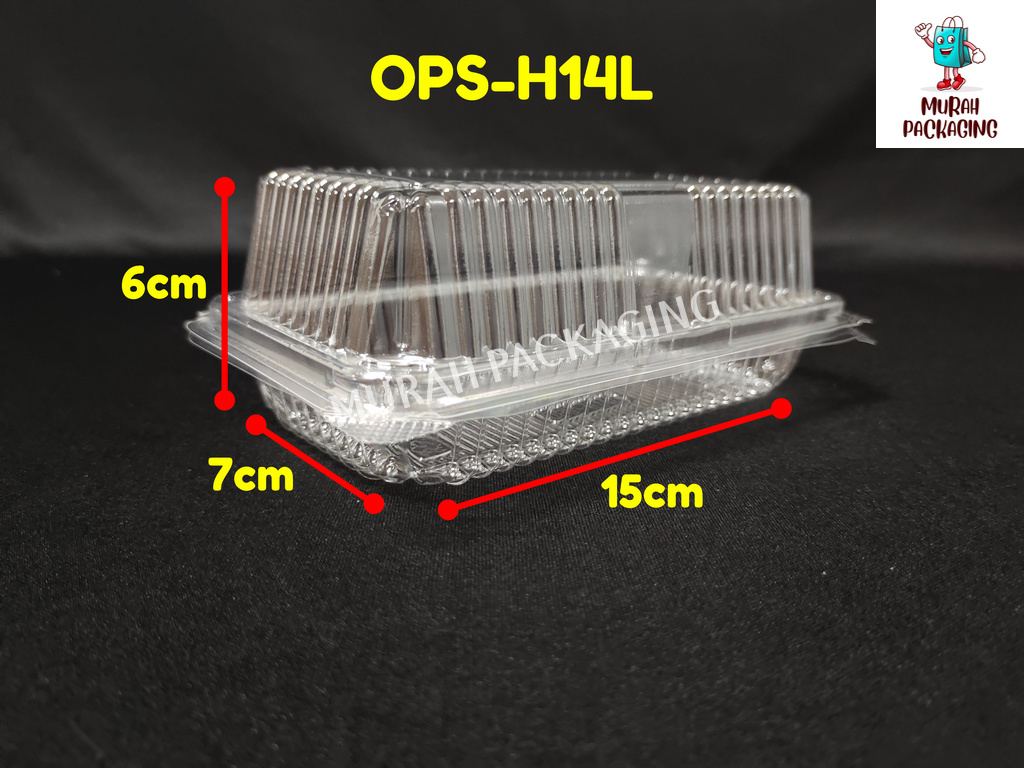 BENXON Kuih Container OPS H14L / Disposable Plastic Clear Bakery ...