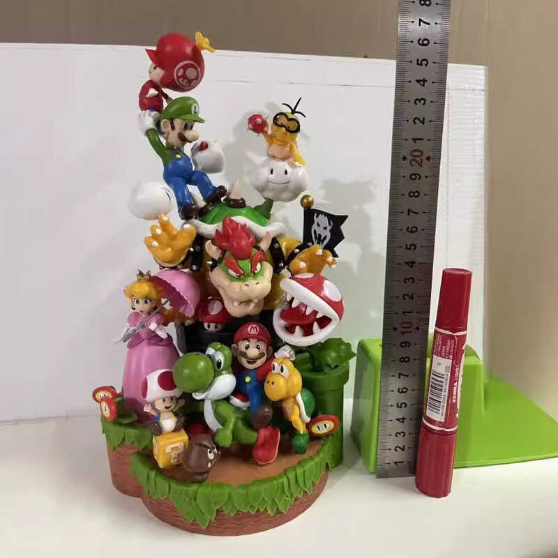 6 Super Mario GK Mario Combination Red Treasure Green Treasure Princess ...