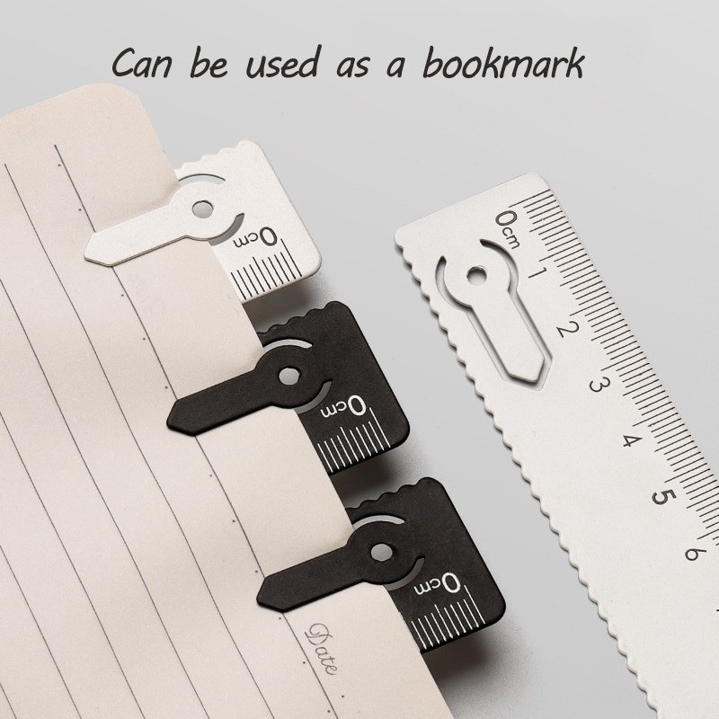 Student Dedicated Ruler Aluminum Alloy Drawing Measurement Wave Ruler ...