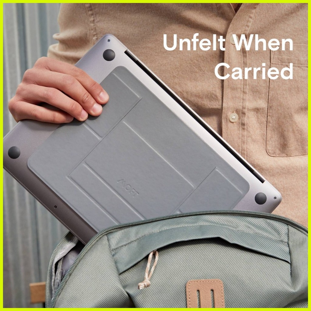 MOFT Invisible Laptop Stand Gen 2 Heat Ventilation Adjustable(Adhesive ...