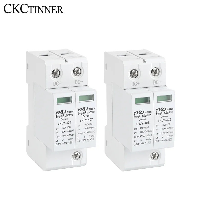 Solar PV DC Protective Device SPD 500V 800V 1000V 20~40Ka 30~60Ka 2P 3P ...