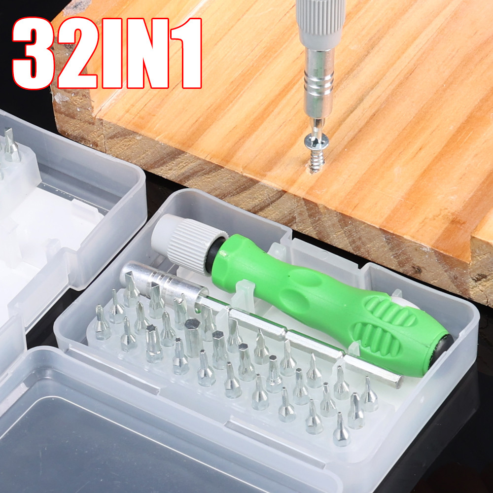 Portable Magnetic High Precision Repair Screwdriver Kit- 32 In 1 ...