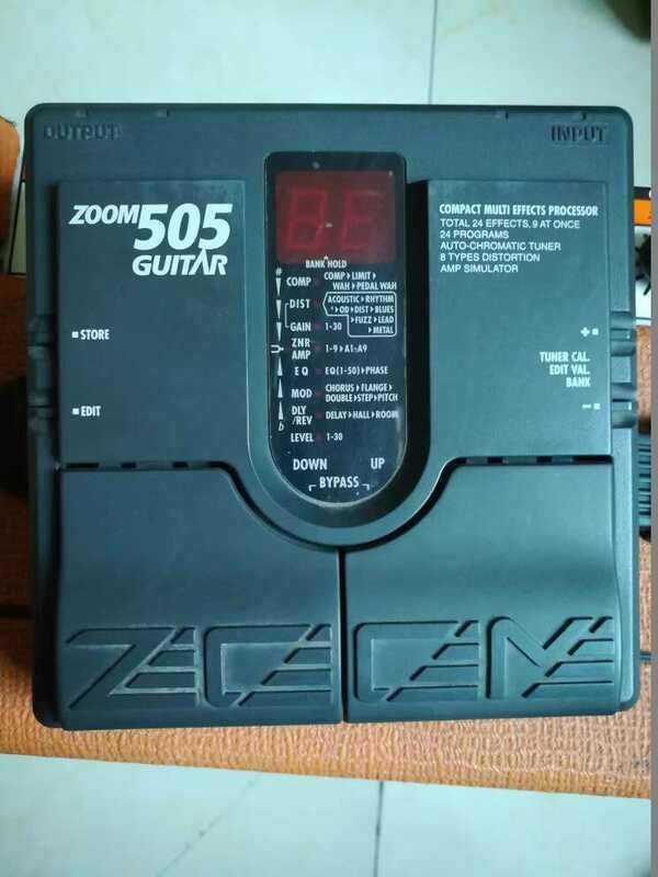 Second-hand Zoom 505 Generation 1 Electric Guitar Multi-effects Pedal ...