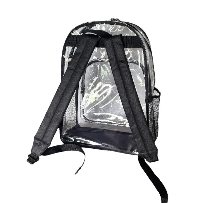 Backpack Transparent Front & Side Pocket | Shopee Philippines