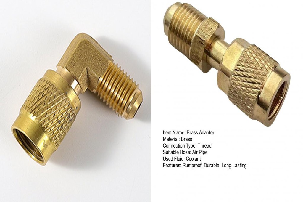 1/4 Inch Sae Female Attachment Brass Grinding Grip Connector R32/r454b ...