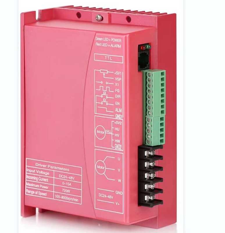 BLDC 48V 10A Low Voltage 480W Dc Driver For 60/80/86 BLS Brushless DC ...
