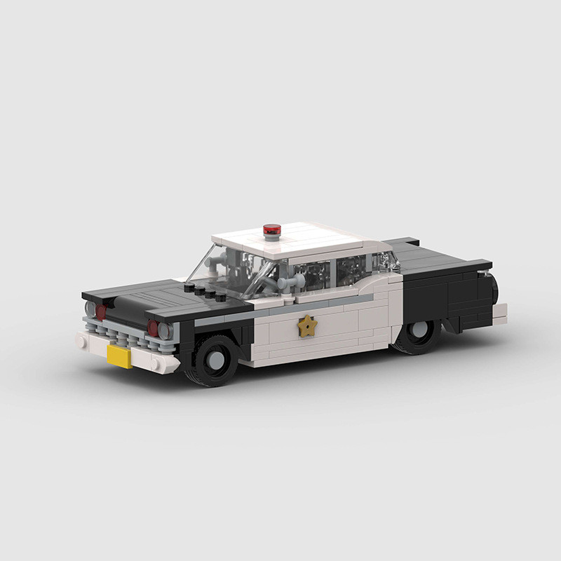 MOC Toyota Crown Police Sports Cars Building Blocks Bricks Toys For ...