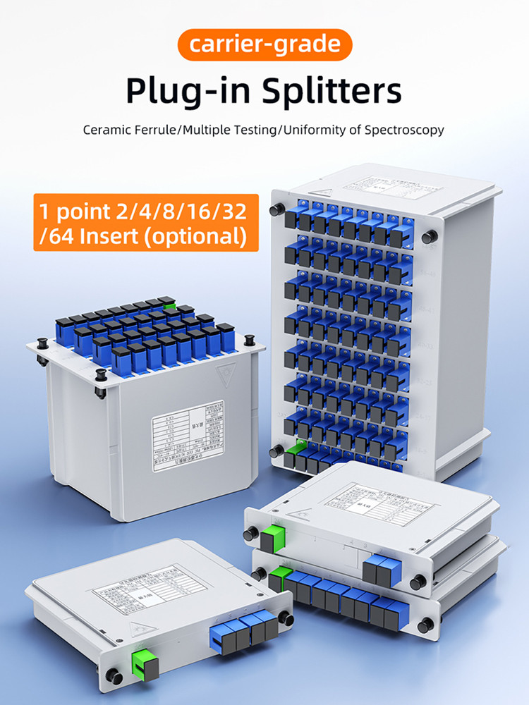ZoeRax SC-UPC FTTH Fiber Optic Splitter 1 Point 2/4/8/16 Insert Telecom ...