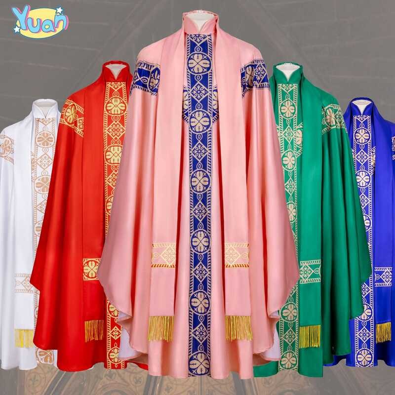 Halloween Medieval Priest cos costume Cloak Cloak Monk cosplay Costume ...
