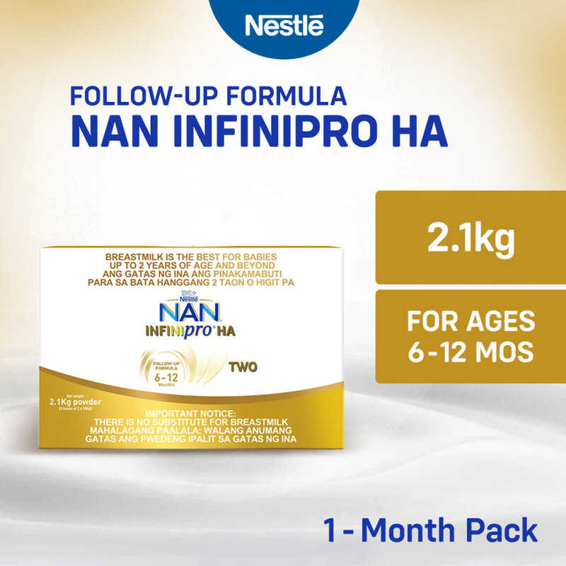 NAN Infinipro HA Two Follow-Up Formula For 6-12 Months 2.1Kg | Shopee ...