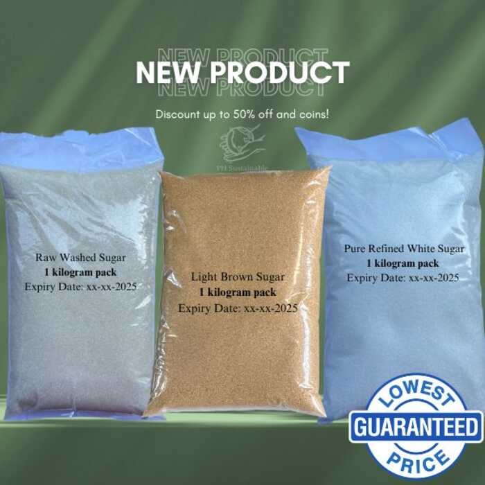 Victorias Sugar White, Wash, Light Brown 1Kg F71 | Shopee Philippines