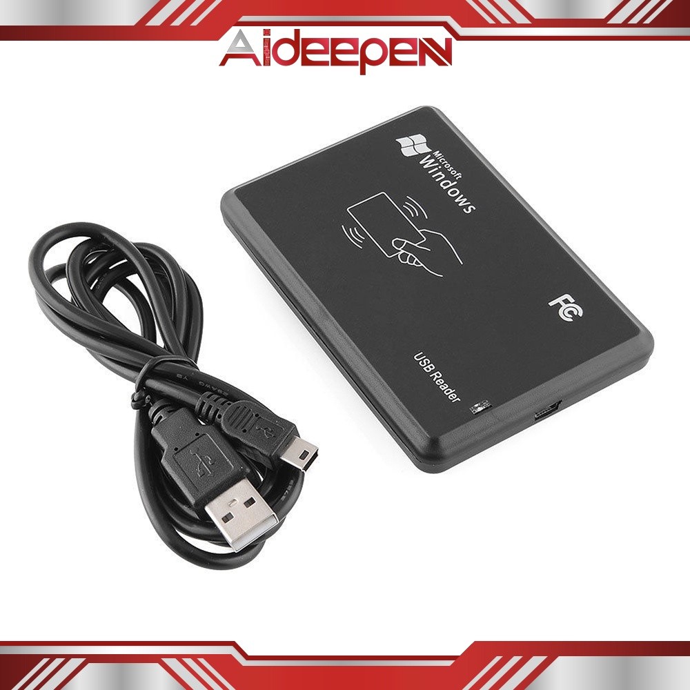 RFID IC ID Card Reader 13.56Mhz 125Khz USB Proximity Sensor Smart ...