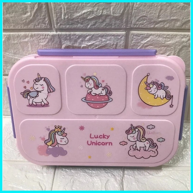 Sanrio Character Lunch Box Hello Kitty Kuromi Unicorn Frozen Elsa Anna ...