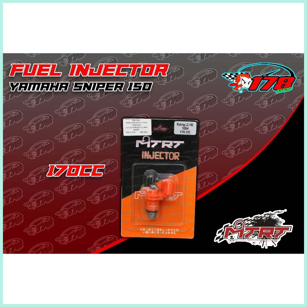 MTRT injector sniper 150 nmax 155 v1 170cc | Shopee Philippines