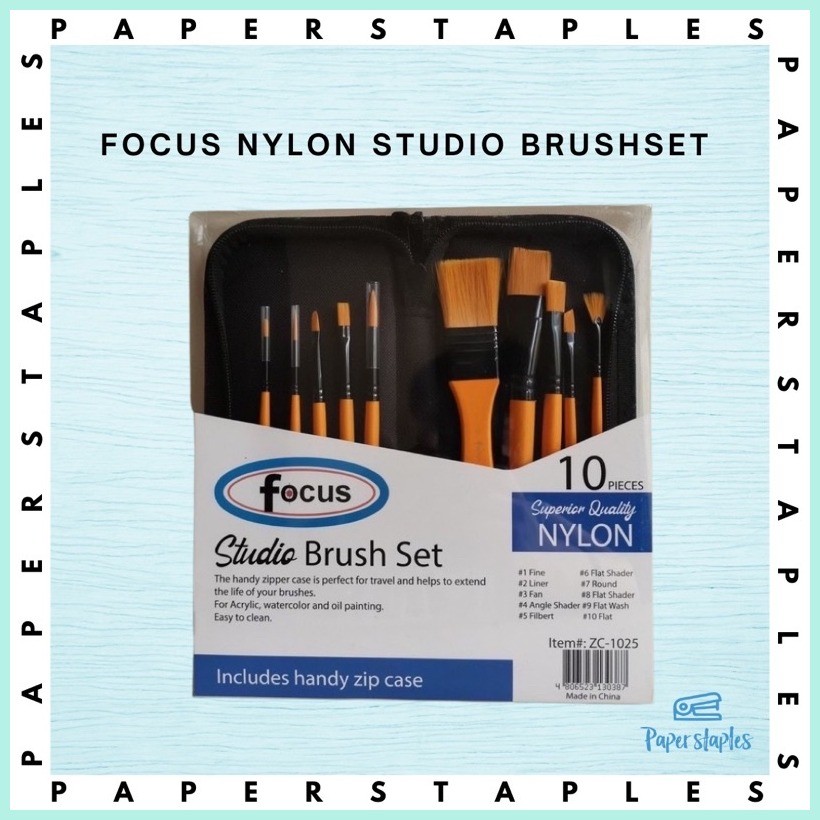 Focus Nylon Studio Brush Set | Shopee Philippines