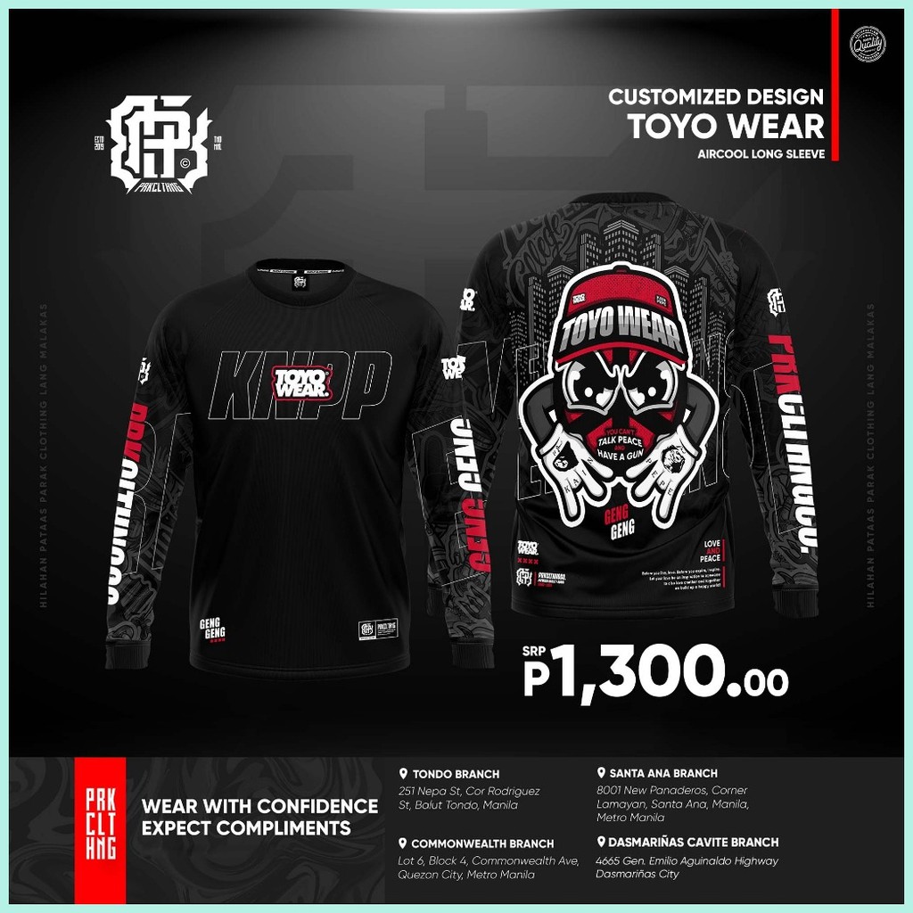 BOSS TOYO WEAR RIDING JERSEY | Shopee Philippines