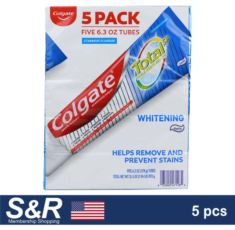 COD 2024 Colgate Total SF Whole Mouth Health Whitening Toothpaste 5 ...