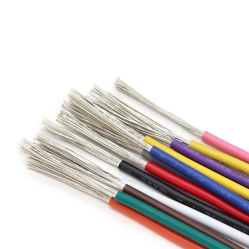 6 Colors 1007 Electronic Wire 24AWG 22AWG Harness PVC Tinned Copper ...
