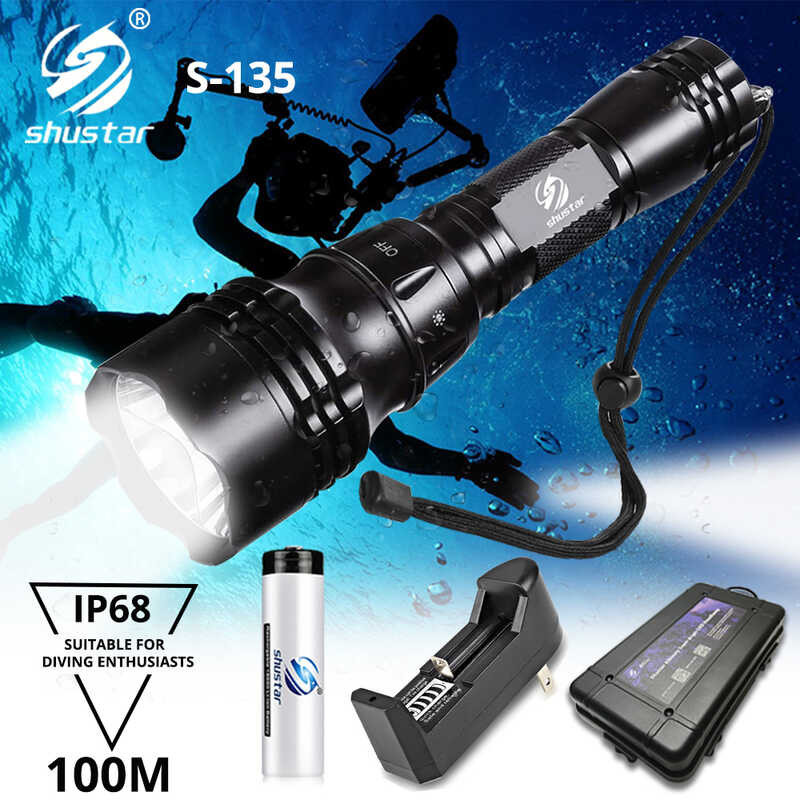 LED Profesional Flashlight Underwater Lights Ip68 Waterproof Rating ...