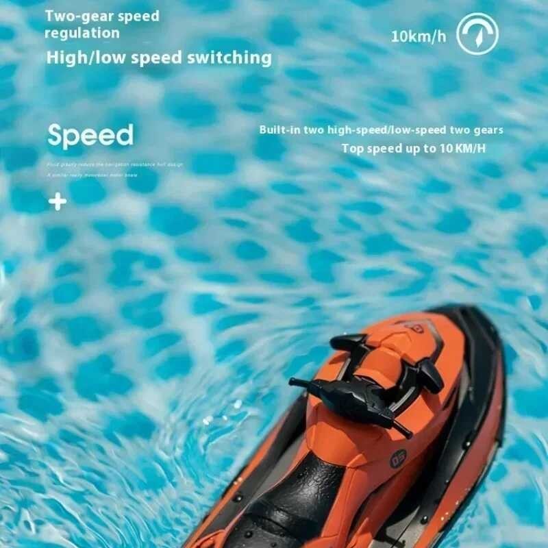 Remote High-Speed Control Boat 2.4G Rc Jet Ski Mini Electric Motorboat ...