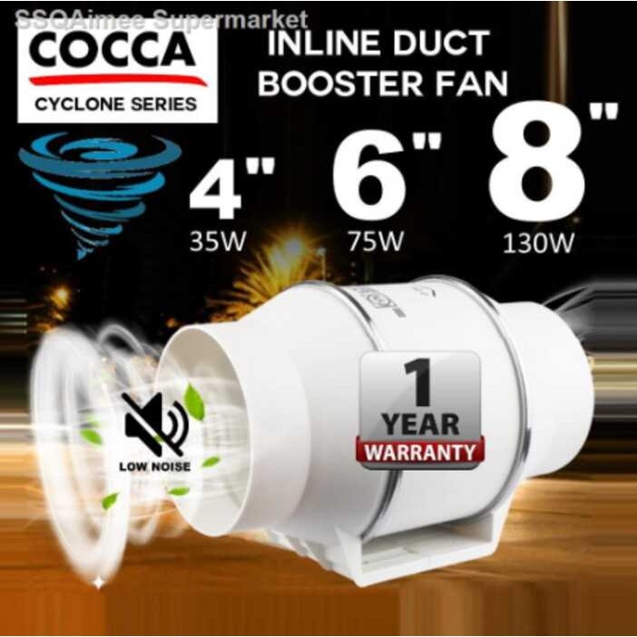 Inverter Duct 4 Inch Strong Kitchen Exhaust Ventilation Fan Bathroom ...