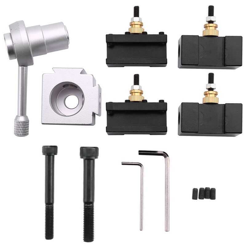 he Mini CNC Quick Change Tool Post Cutter Screw Kit Set Boring Bar ...