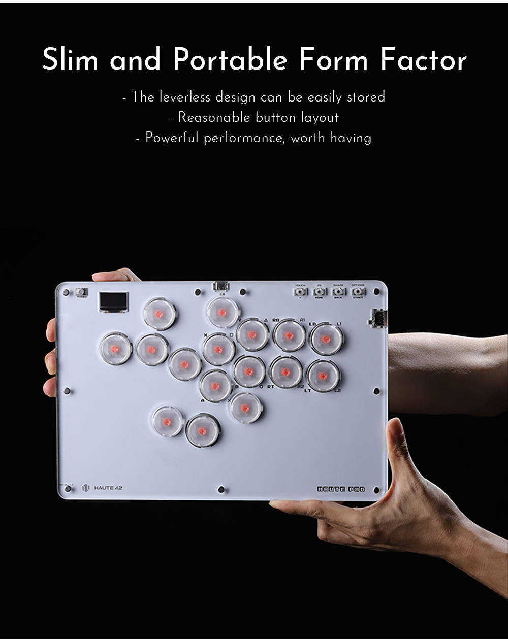 Haute42 Joystick Hitbox Keyboard Arcade Stick Controller For PS4/PS5 ...