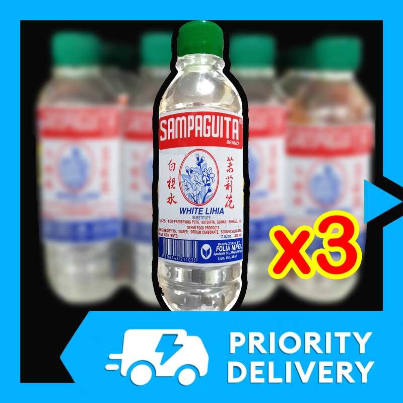 3x 350ml LYE WATER FOR KUTSINTA White Lihia Lhia Liha Liya Lia Noodles ...