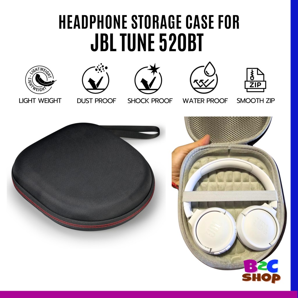 JBL TUNE 520BT Headphone Compatible Headphone Case Storage Pouch ...
