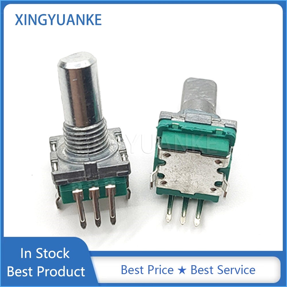 2pcs Lot Half Handle 15mm Rotary Encoder Coding Switch Ec11 Digital