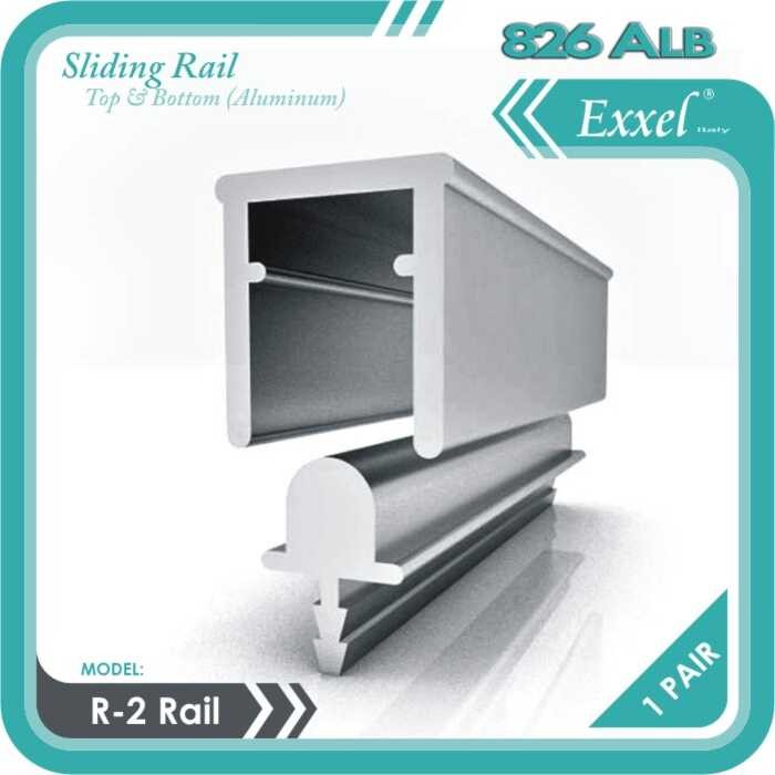 Aluminum R2 Door Track Rail Top & Bottom Only 2 Meters | Shopee Philippines