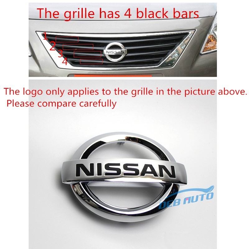 Front Grille Mark/Logo Nissan Almera N17 2010-2013 Sylphy B17 Original ...