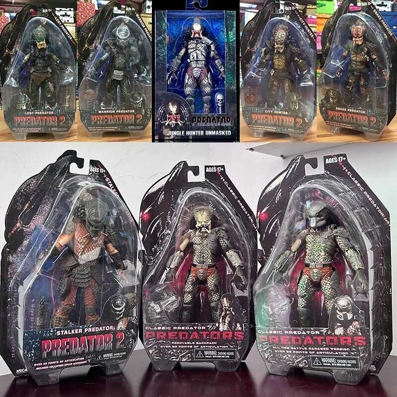 NECA Classic Predator Water City Warrior Lost Snake Stalker Guardian ...