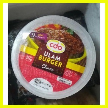 ♒ CDO Ulam Burger Beef Patties (Regular and Mini) | Shopee Philippines