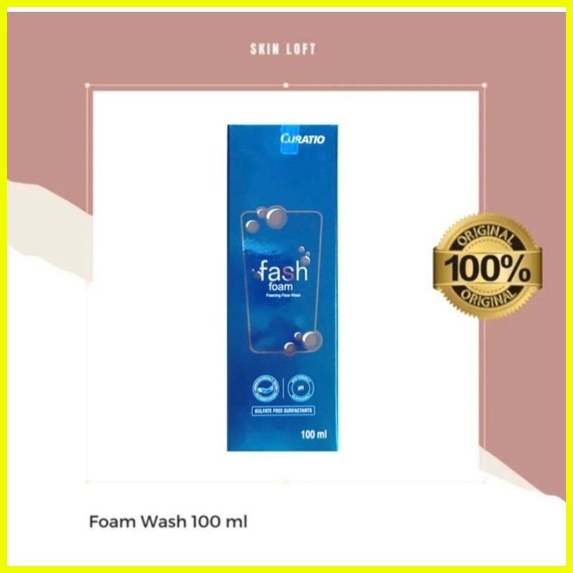 ๑ Fash Foam Face Wash 100ml *SILVER NOT WHITE ON EXP DATE PART* (Exp ...