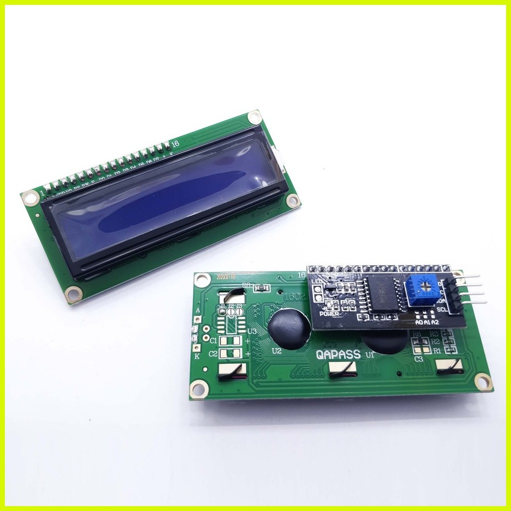 ♟ Lcd 16x2 With I2c Iici2ctwispi Serial Interface Board Modulelcd1602 1602 Module Blue Scre