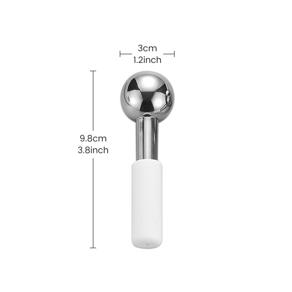 Ice Globes Stainless Steel Ice Roller Face Care Cryo Freeze Stick for ...