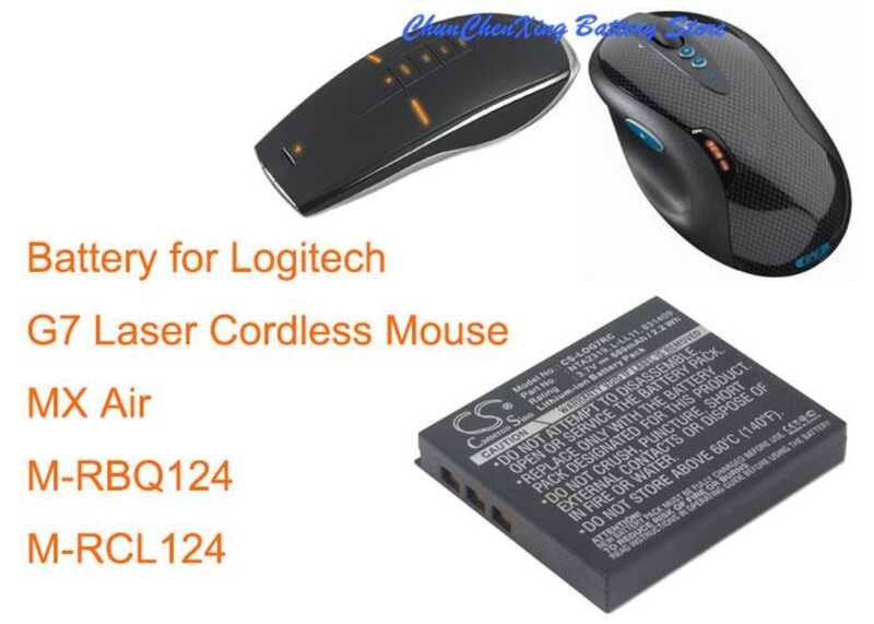 600Mah Orangeyu Mouse Battery For Logitech G7 Laser Cordless Mouse, M ...