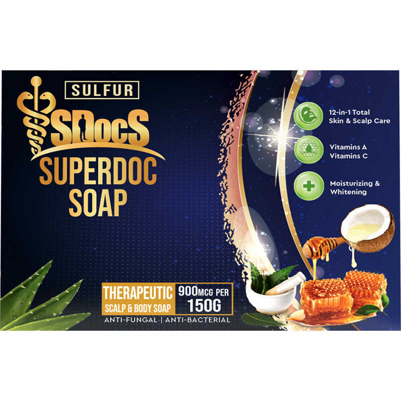 12 SA 1 Kablang na Pag-aalaga ng Skn and Scalp SUPERDOC SOAP may Vtamns A at C Pagbabad ...