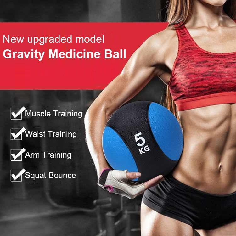 Slam Ball Medicine ball Solid rubber Super elastic 1/2/3/4/5 KG ...