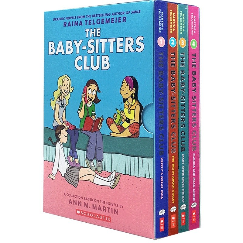Original English Version The Baby-Sitters Club Graphix 1-4 Box Set ...