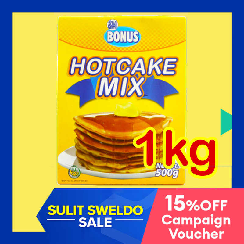 1Kg SM Bonus PANCAKE MIX Powder Cake Mix (2X 500G) Waffle Hotcake ...