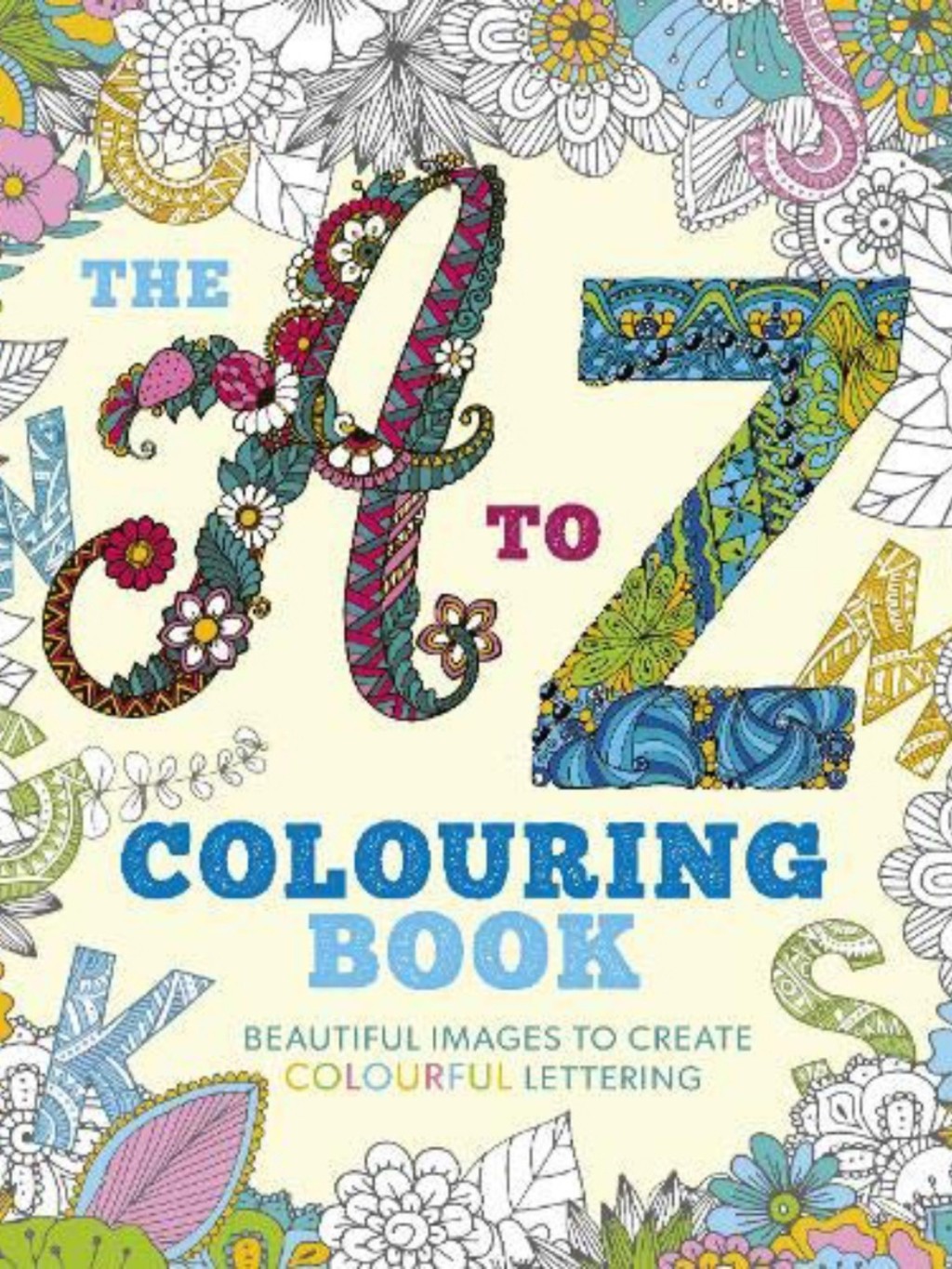 Original English Version The A to Z Coloring Book Alphabet Geometric ...