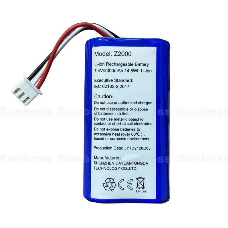 Z2000 Original Battery 7.4V 2000mAh Rechargeable Lithium-ion Batteries ...