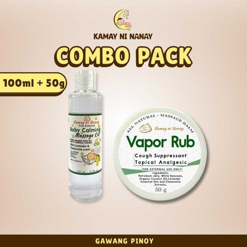 Kamay Ni Nanay Combo Pack - 100% Original Authentic Baby Balm Vaporub ...