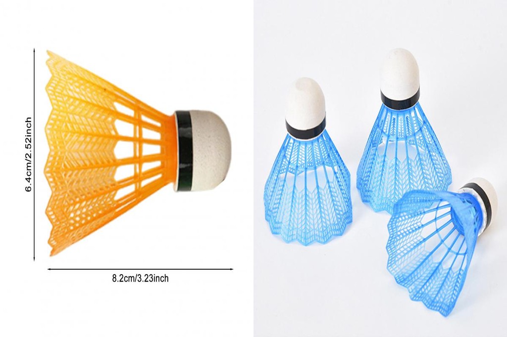 Badminton Kit Multi-purpose Badminton Set 12pcs Colorful Badminton ...