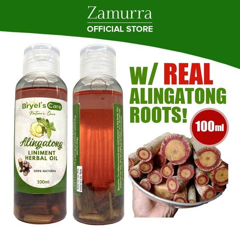100Ml ALINGATONG Liniment Herbal Oil WITH REAL Red Alingatong Roots And ...