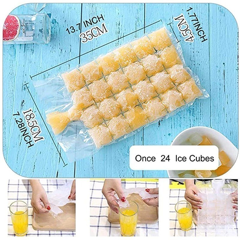 50pcs Disposable Ice Pack Freezer Ice Pack Self-sealed Make Edible ...