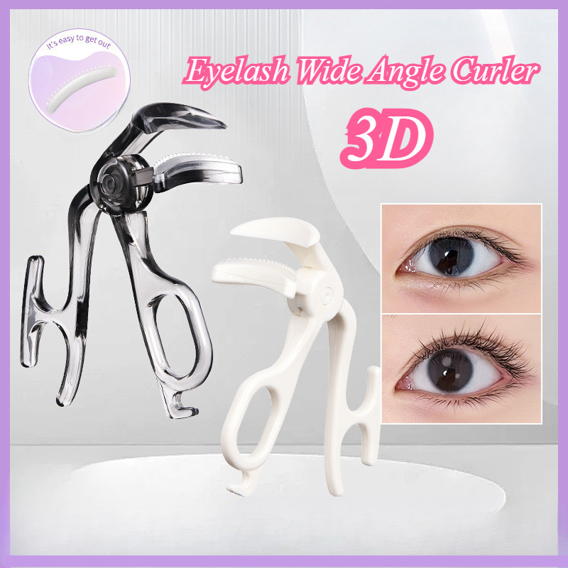 3D Eyelash Wide Angle Curler Borderless Design Fits All Eye Shape Long ...